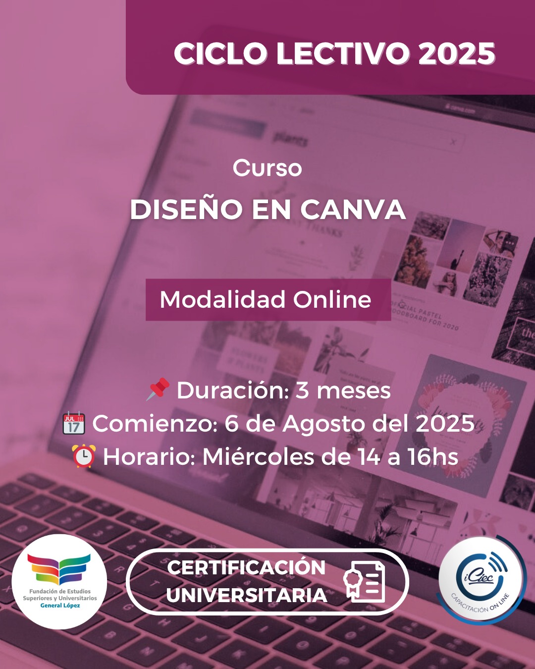 Diseño en Canva–Inicio Agosto 2025 – Iciec